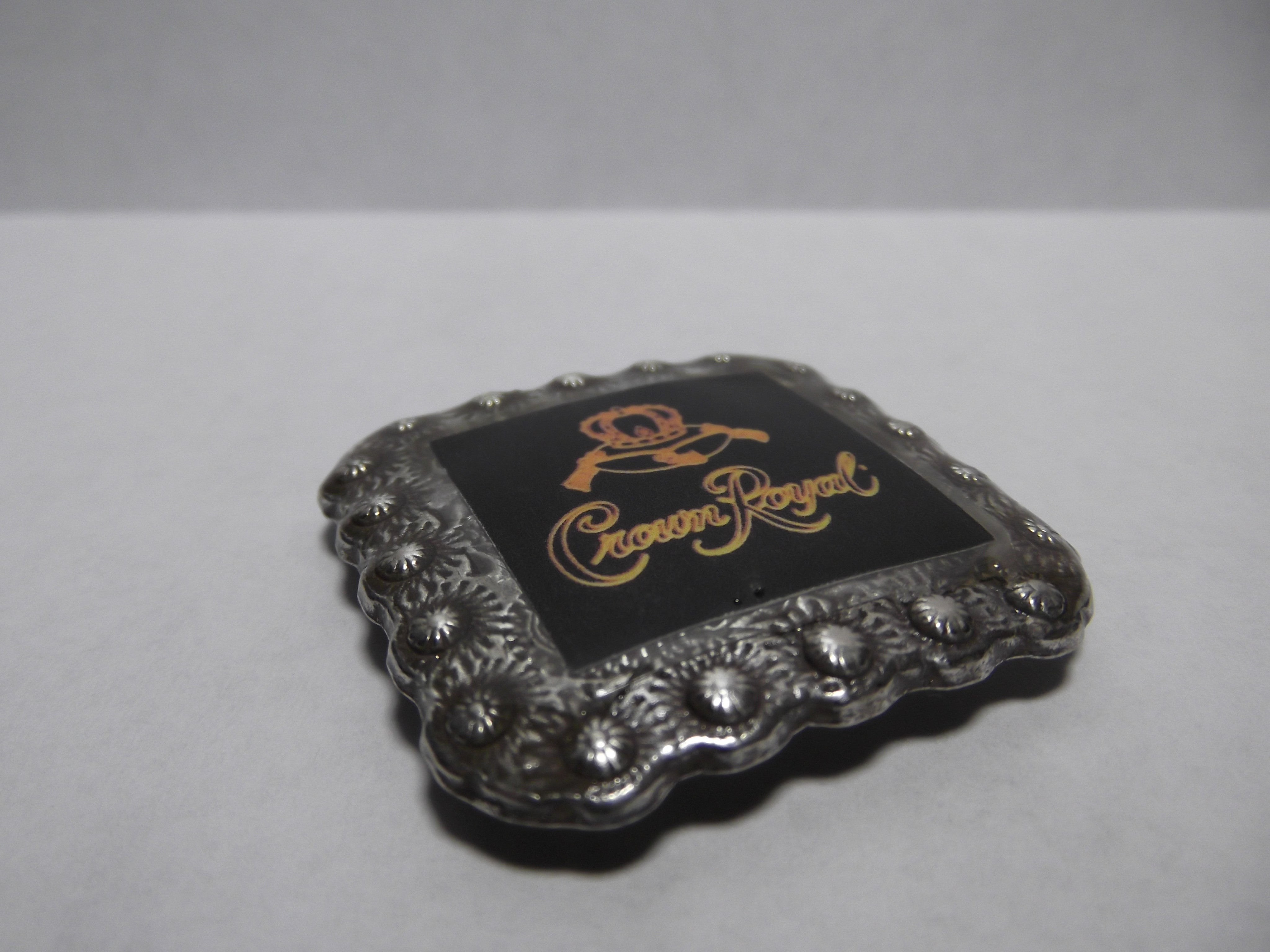 1 3/8" Custom Picture Concho - Crown Royal – Dally Down Western Supply