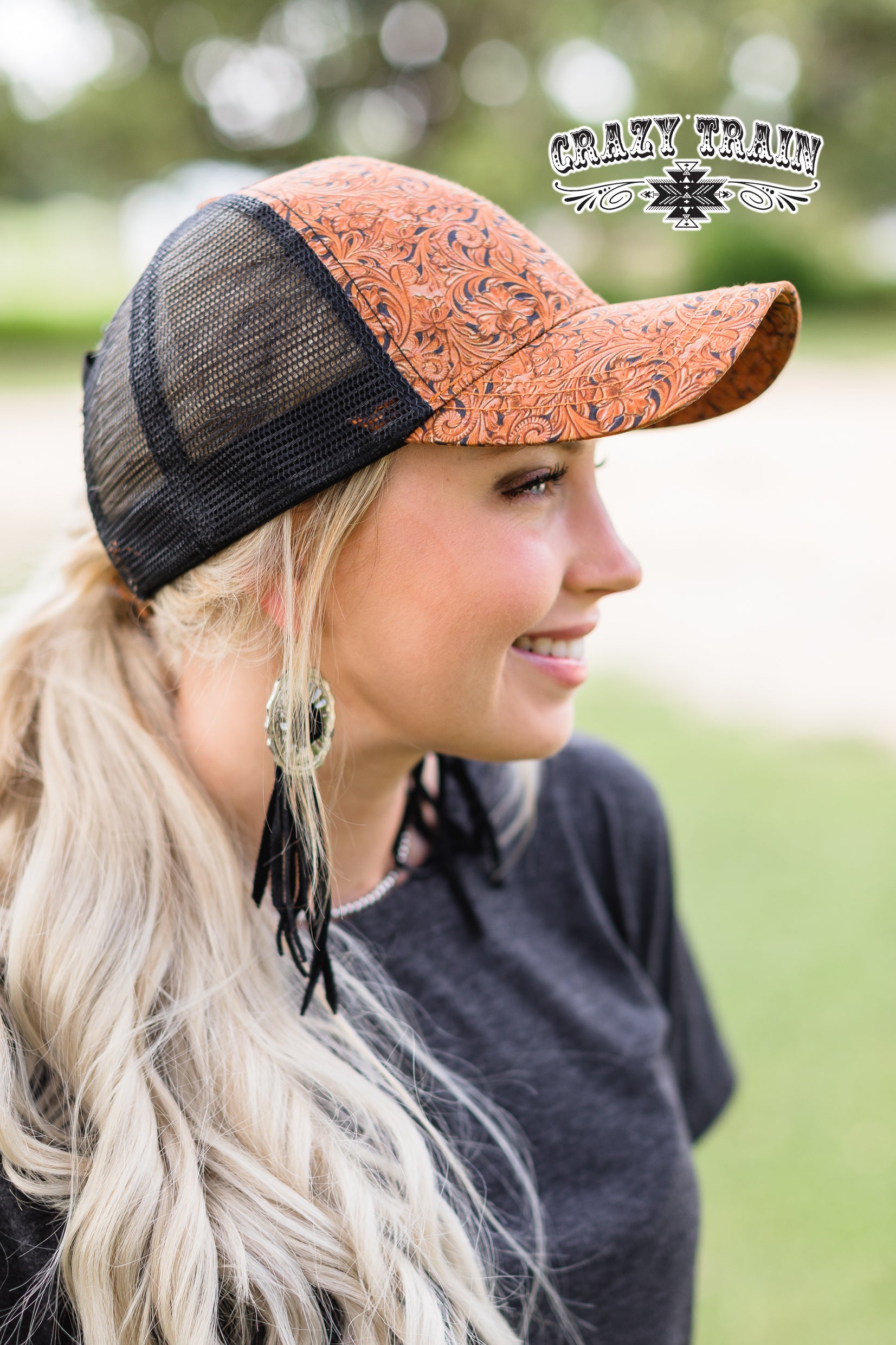 Leather Lady Tooled Leather High Pony Cap – Dally Down Western Supply